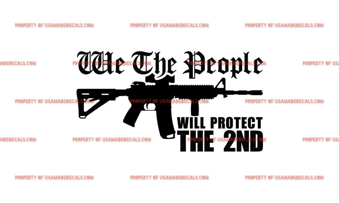 We The People Will Protect The 2nd Amendment Car Truck Van | Etsy