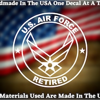 USAF Air Force Veteran Car Truck Window Laptop Decal Sticker - Etsy