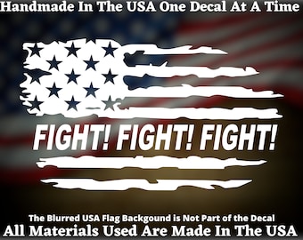 FIGHT TRUMP VANCE 2024 Bumper Sticker | Vinyl Sticker | Decal - Etsy