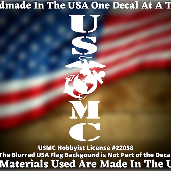 Marine Corps Eagle Globe and Anchor Decal - Etsy