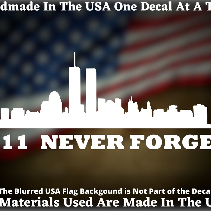 9/11 Car Sticker Decal - Etsy