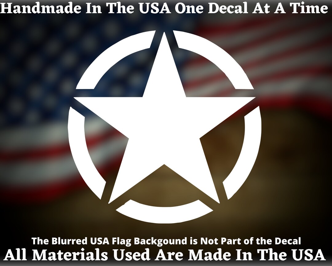 Oscar Mike Military Army Star Truck Van Window Decal or Bumper Sticker ...