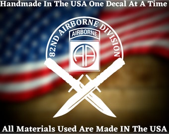 82nd Airborne 2 Car Truck Van Window or Bumper Sticker Vinyl | Etsy