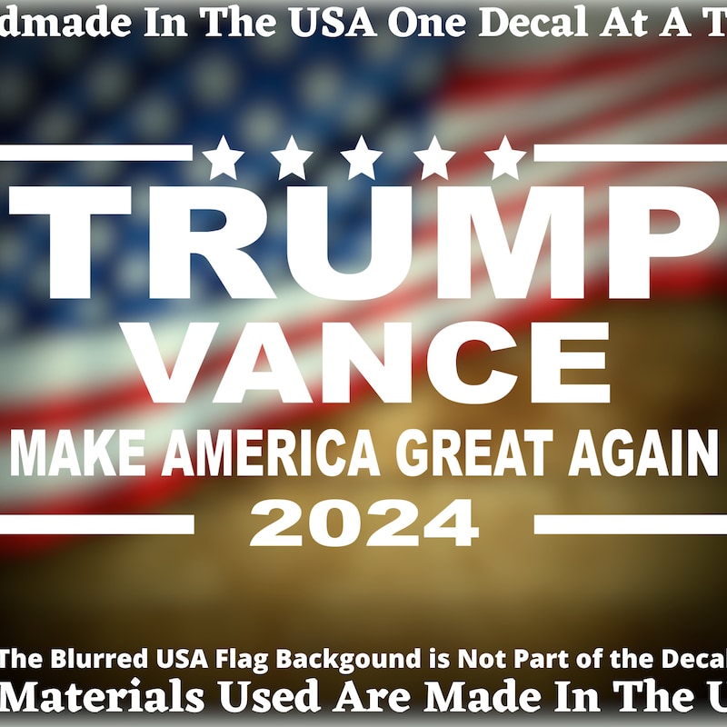 Trump Car Decals Png - Etsy