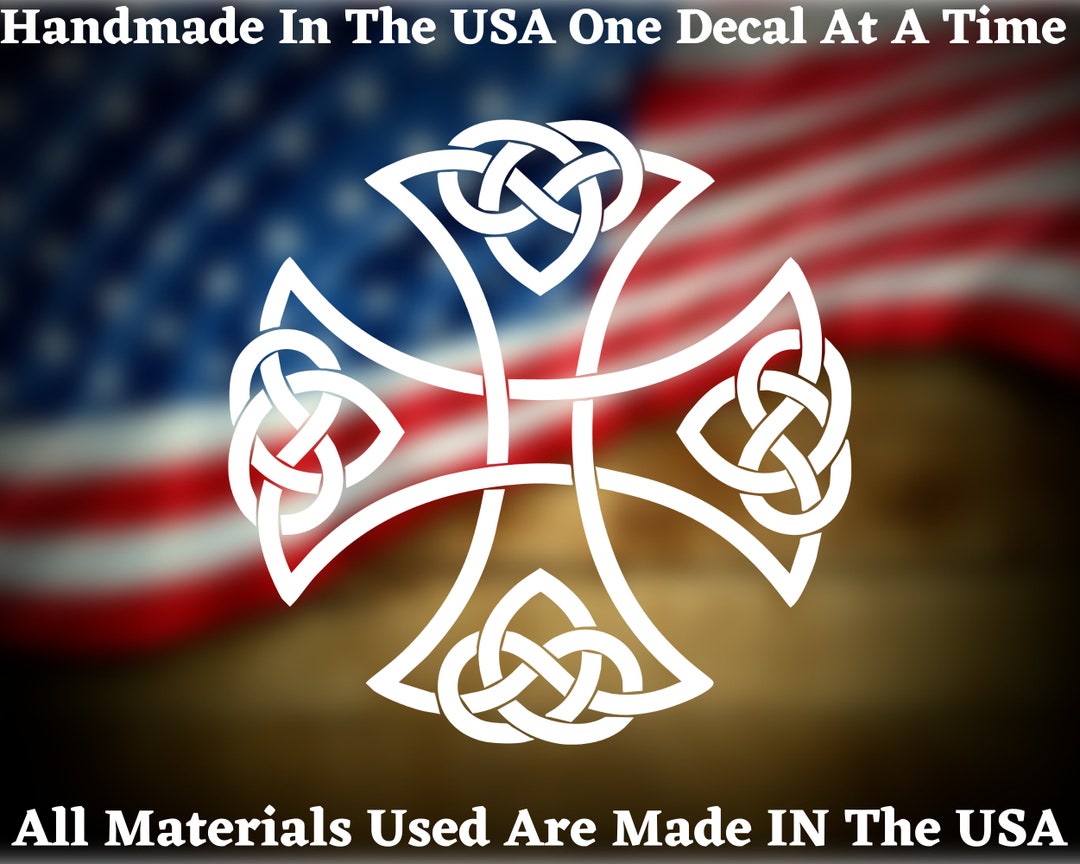Celtic National Cross Car Truck Van Window or Bumper Sticker - Etsy