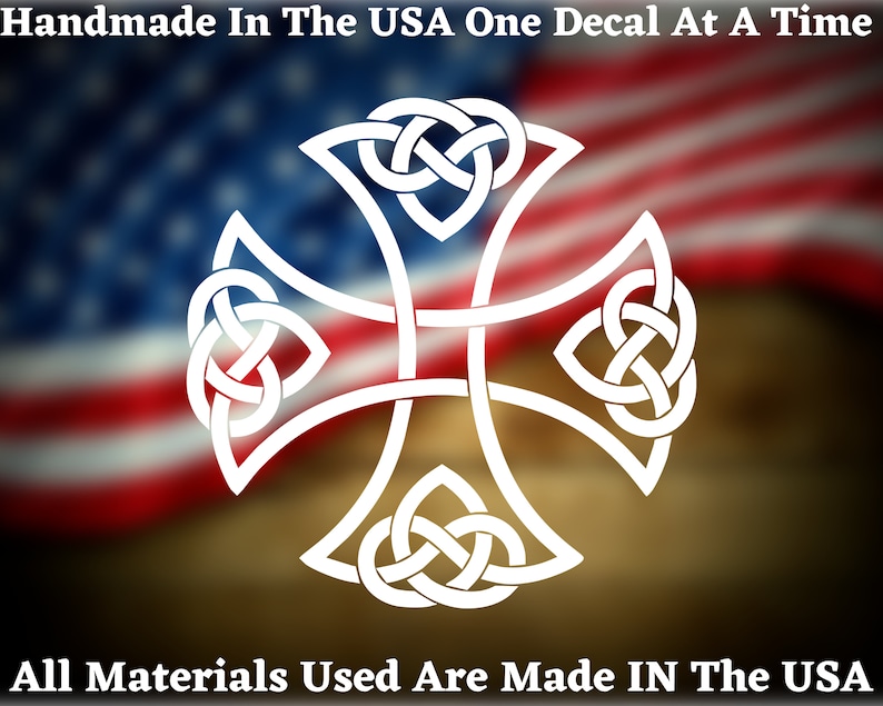 Celtic National Cross Car Truck Van Window or Bumper Sticker Vinyl ...