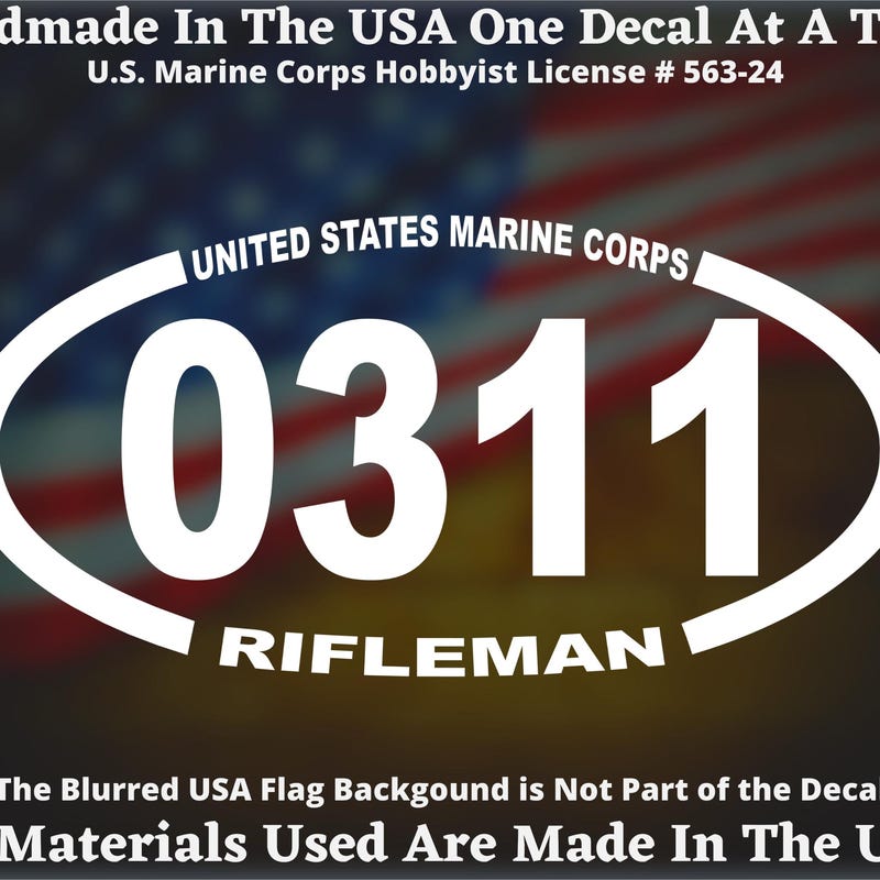 Custom Decals Usmc - Etsy
