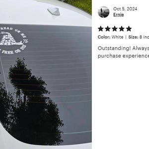 Don't Tread on Me Live Free or Die 1776 Gadsden Snake Flag Car Truck ...