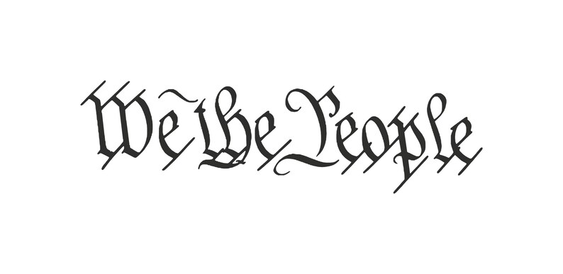 Large We the People Script 2nd Amendment Car Truck Van Window - Etsy ...