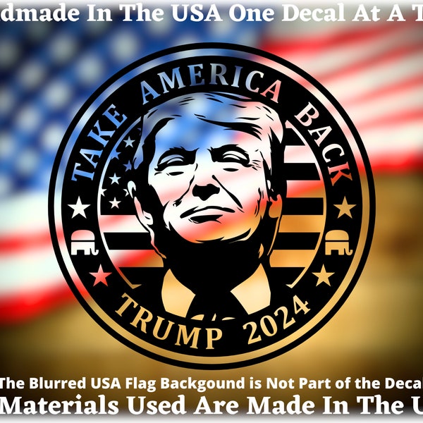 Trump Computer Decal - Etsy