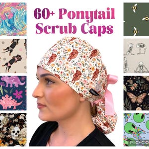 Scrub Caps - Etsy