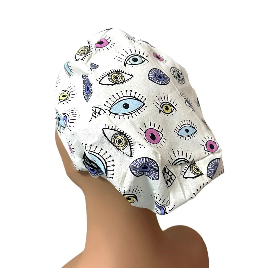 Euro Evil Eye Ophthalmology Surgical Scrub Cap. Optional - Etsy