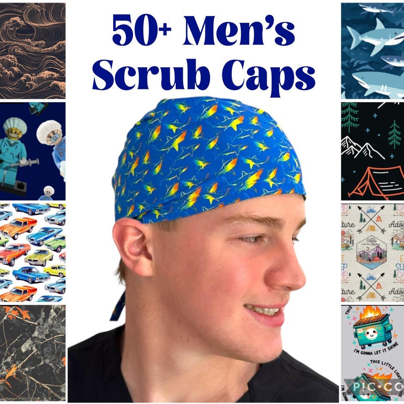 Surgical Hats for Crna - Etsy