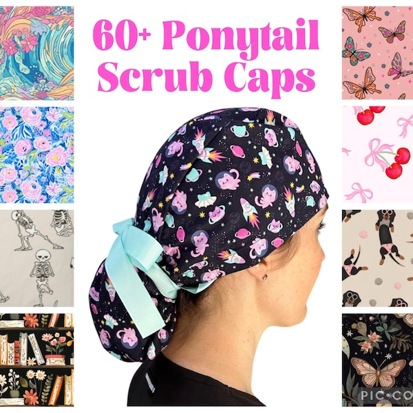 Custom Scrub Caps - Etsy
