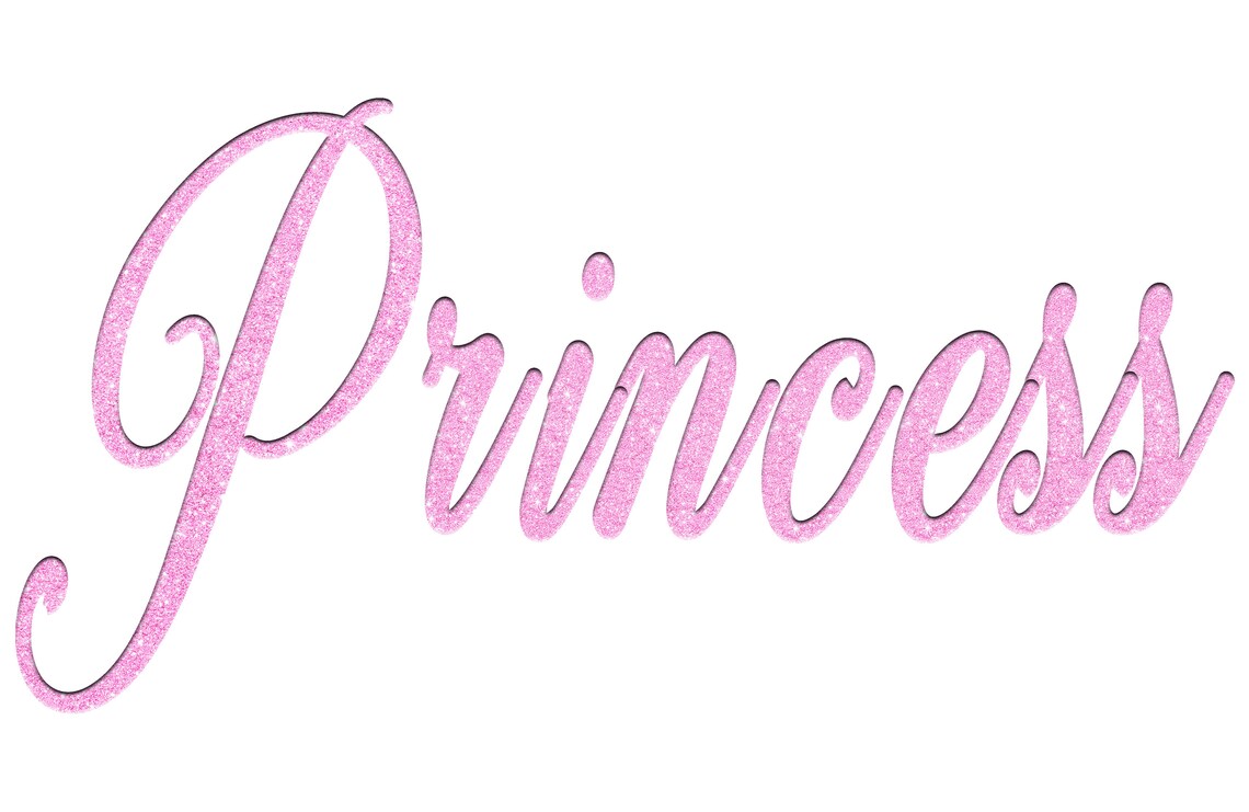 Princess Alphabet Princess Clipart Princess Font Pink - Etsy UK