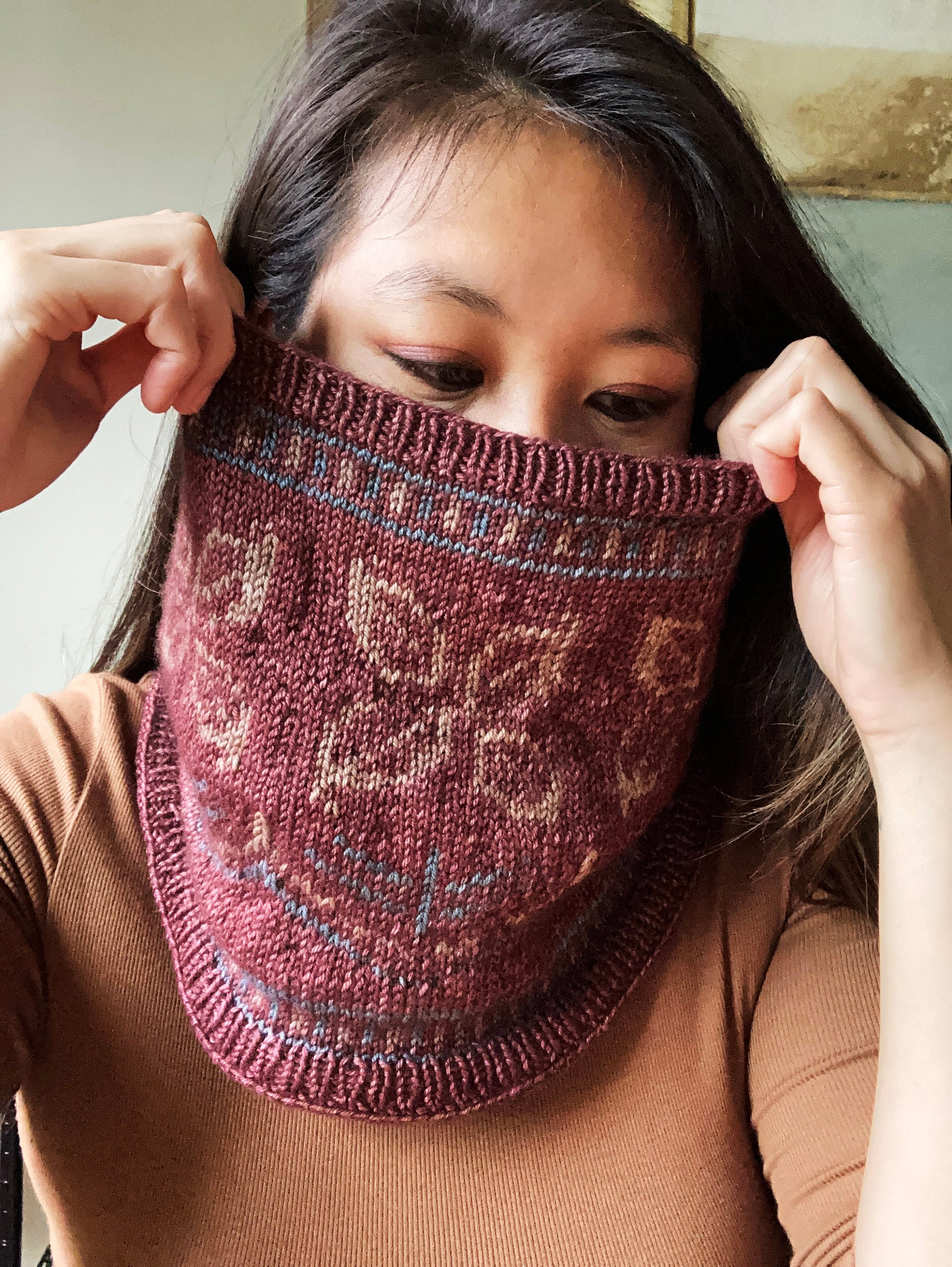 Knitting Pattern Canopy Colorwork Cowl PDF Download - Etsy
