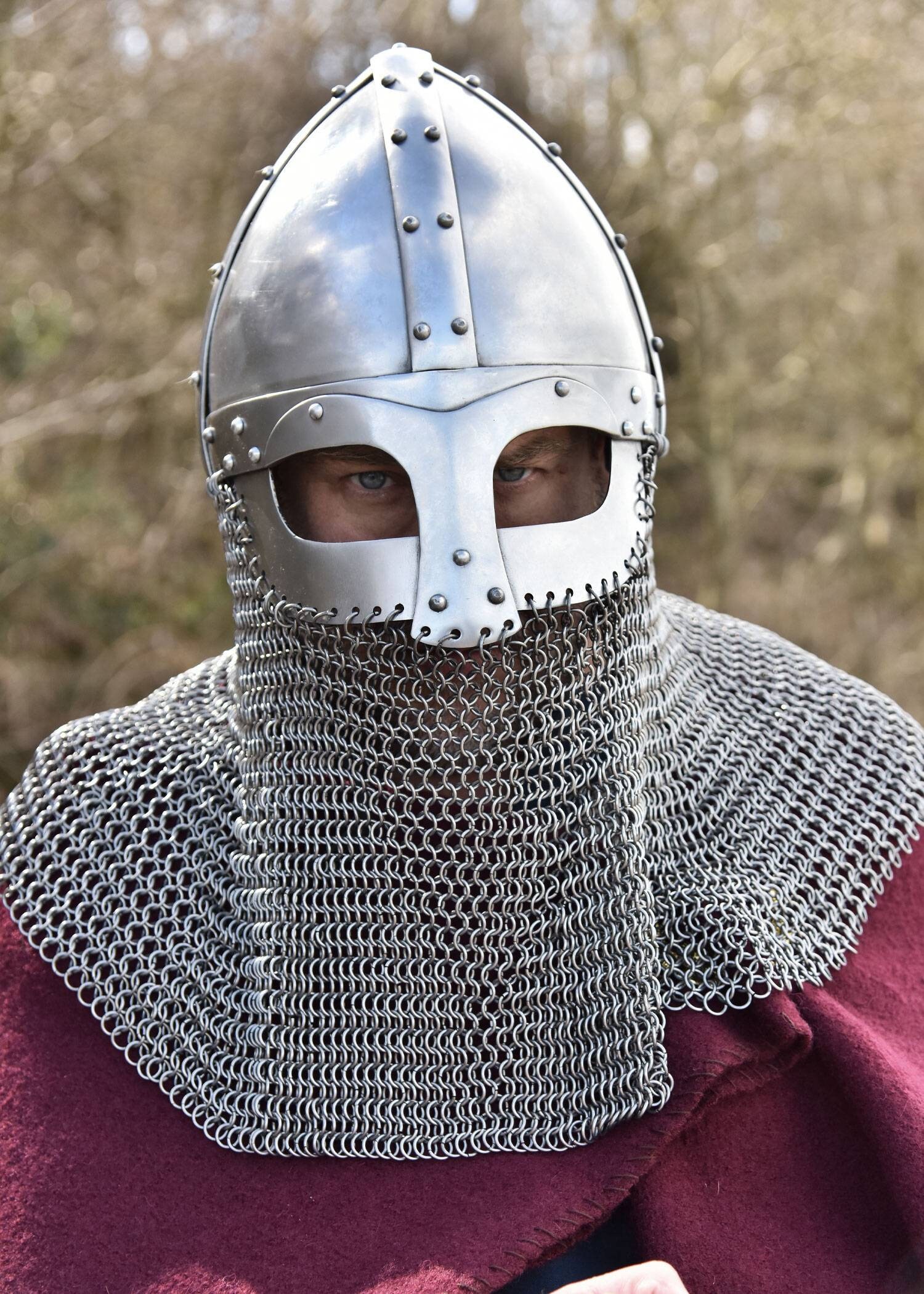 Viking Helmet for Heavy Combat With Tight Mesh Rating and - Etsy