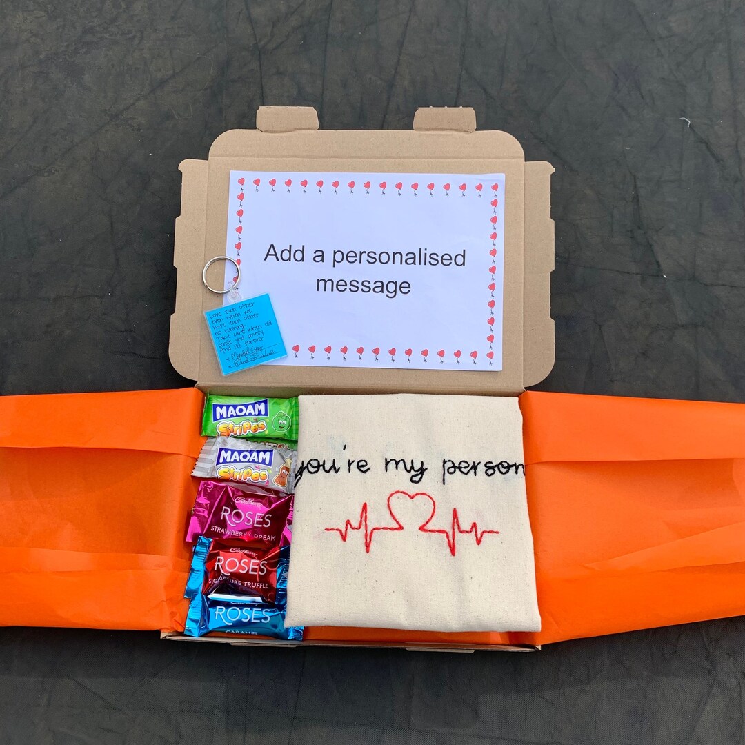 Grey's Anatomy Inspired Gift Set With You're My Person Hand Embroidered ...