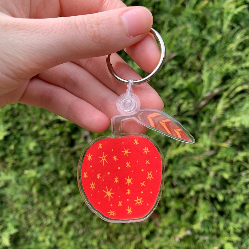 Fantastic Mr Fox Inspired Star Apple Keyring Wes Anderson - Etsy