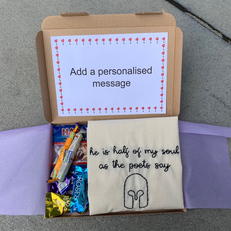 Song of Achilles Quote Hand Embroidered Tote Bag Booktok - Etsy