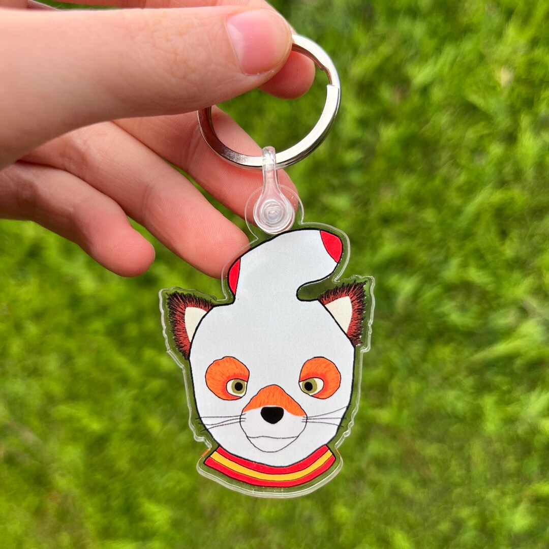 Fantastic Mr Fox Inspired Ash Keyring, Wes Anderson - Etsy