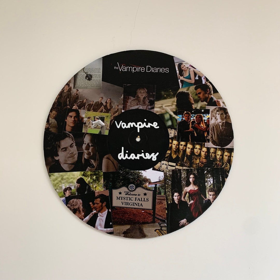 The Vampire Diaries Inspired 12 Collage Vinyl Record - Etsy