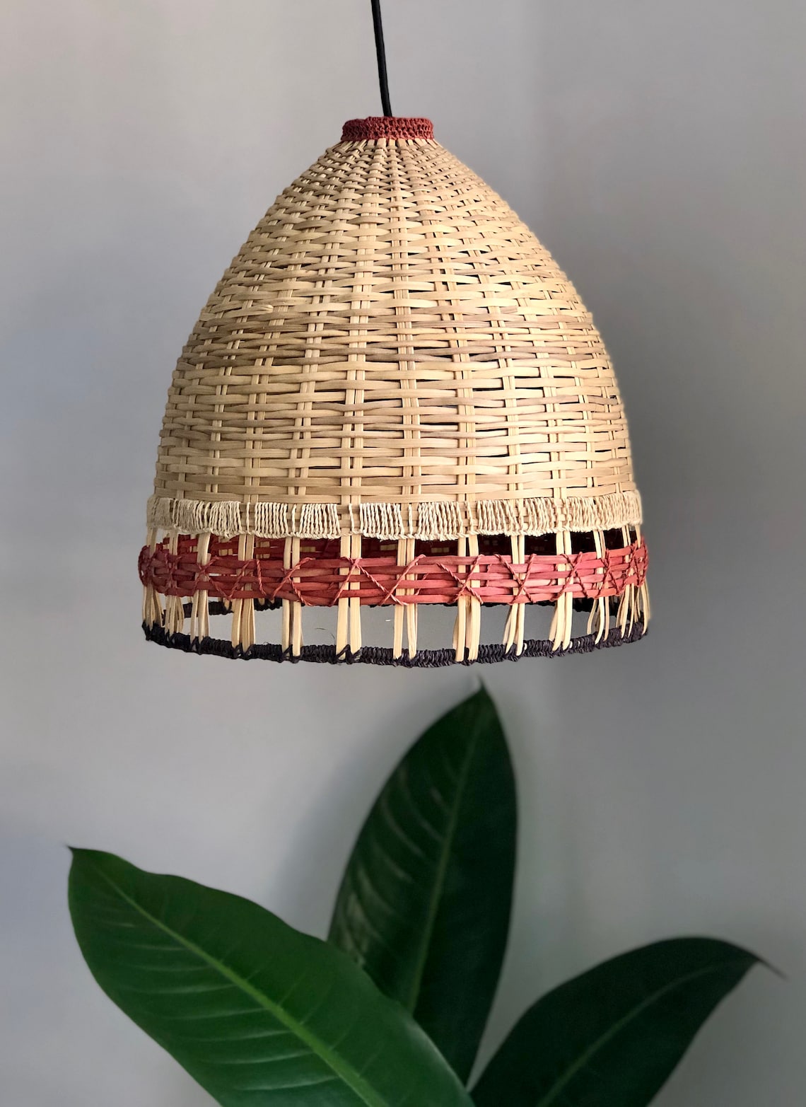 Pendant Light, Home Decor Lamp Shade, Natural Ceiling Lamp, Handmade ...