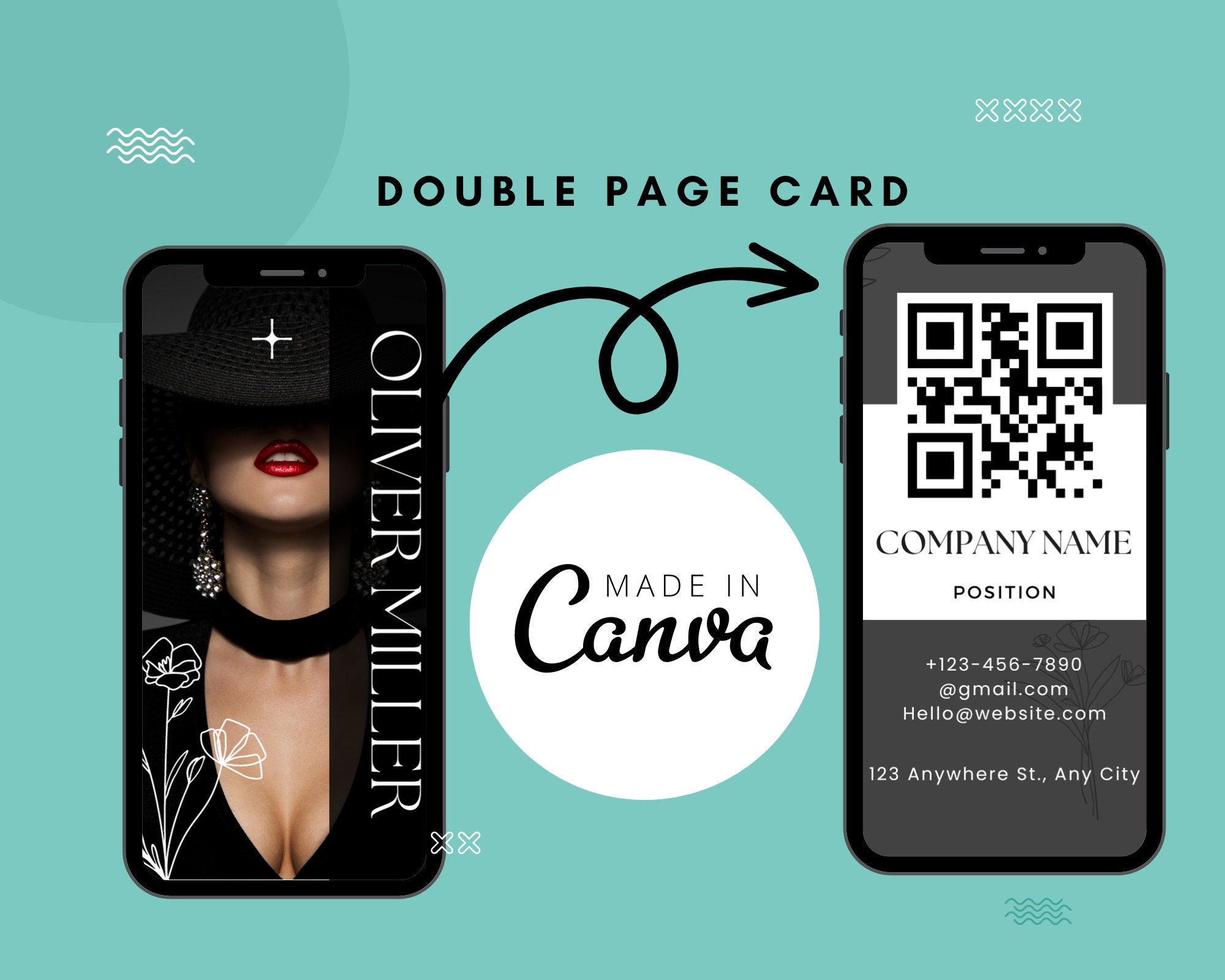 Mobile Business Cards Template