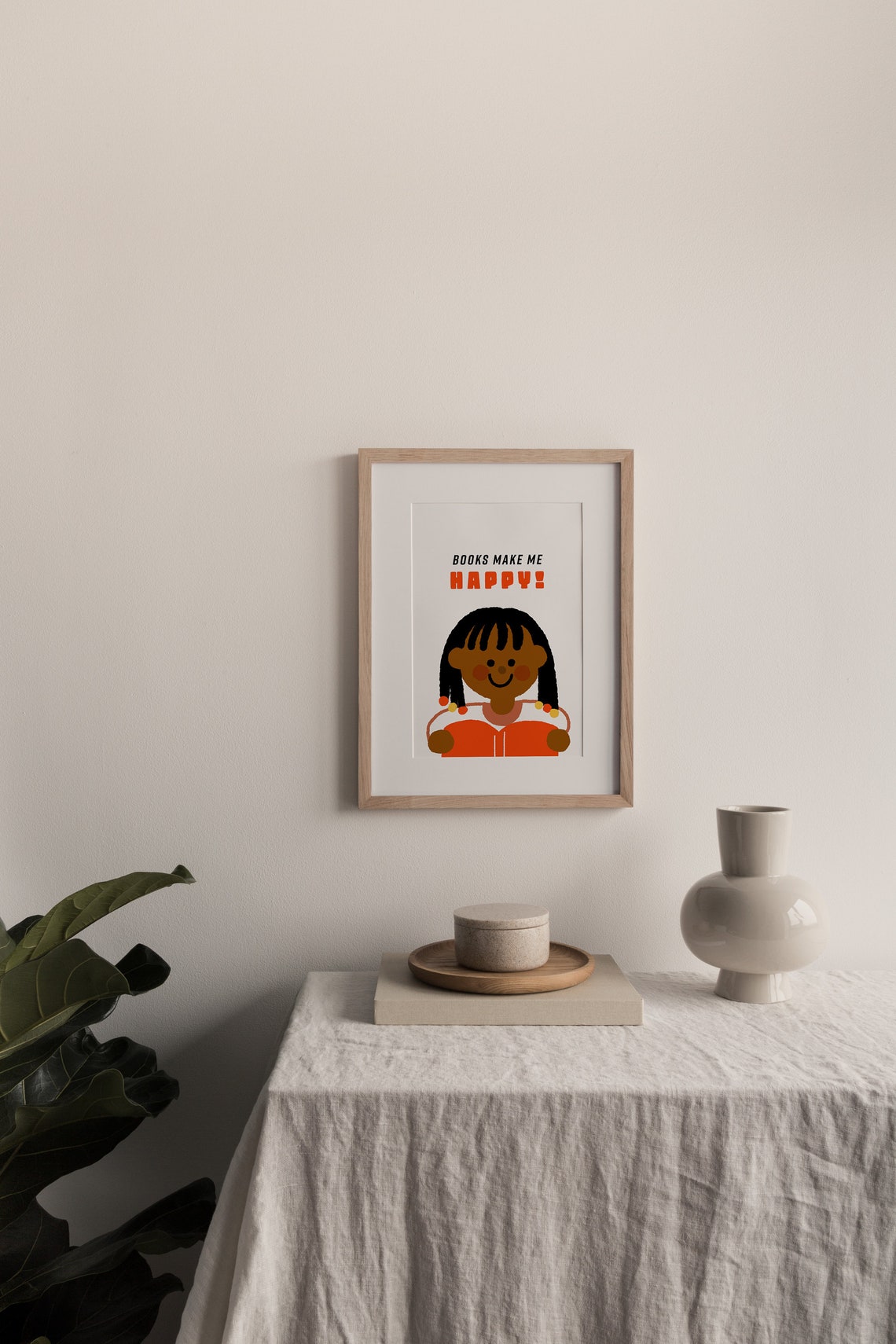 Classroom Posters, Reading Print for Library, Books Make Me Happy, Read ...