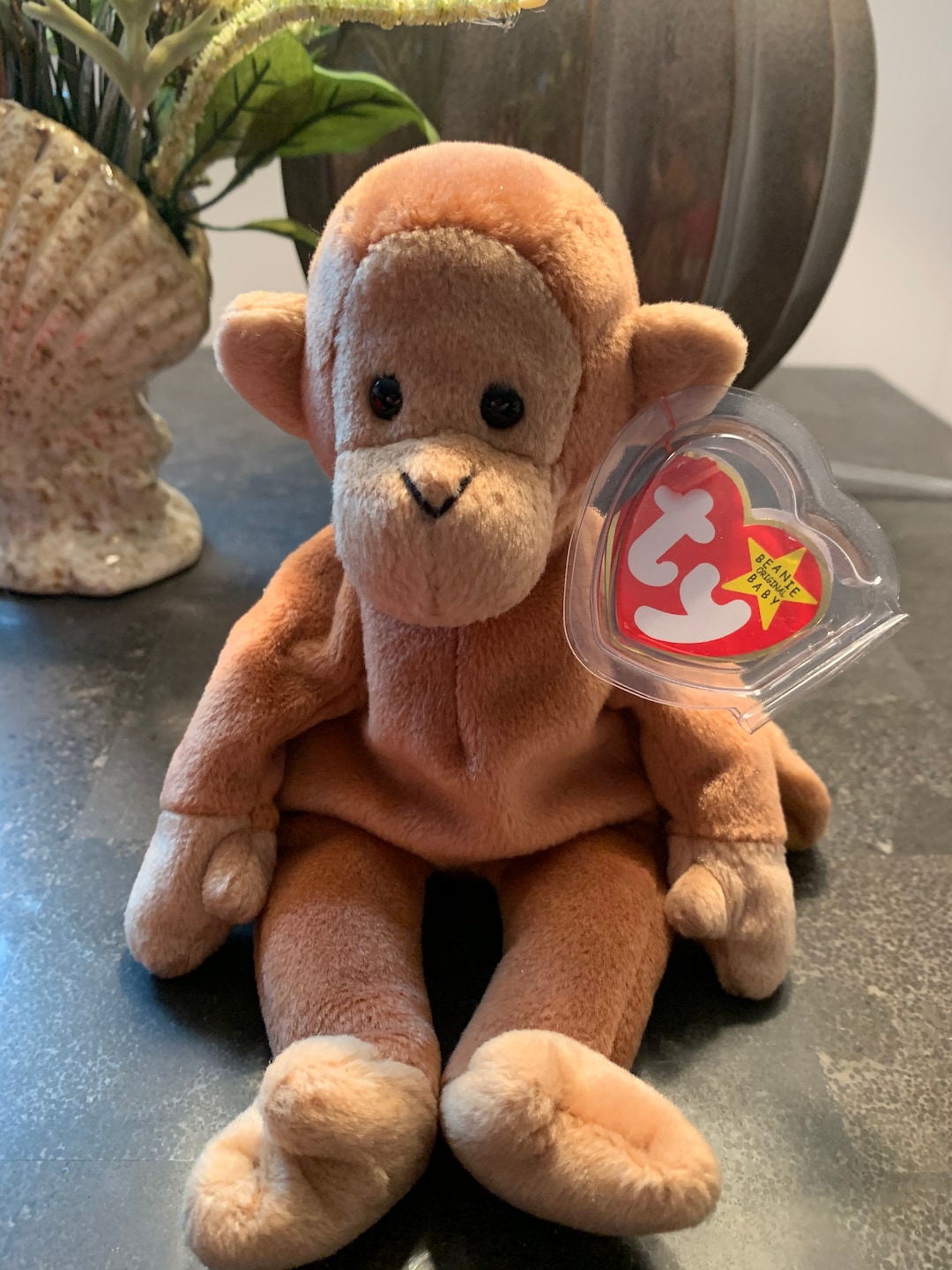 Bongo the Monkey Beanie Baby - Etsy
