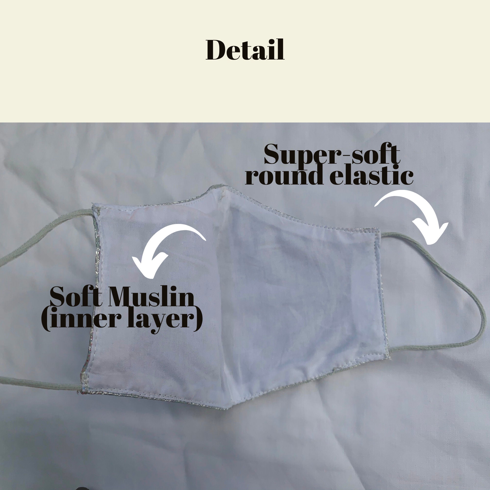 Black Thai Silk Face Mask, Reusable Face Mask in Thai Silk Pattern ...