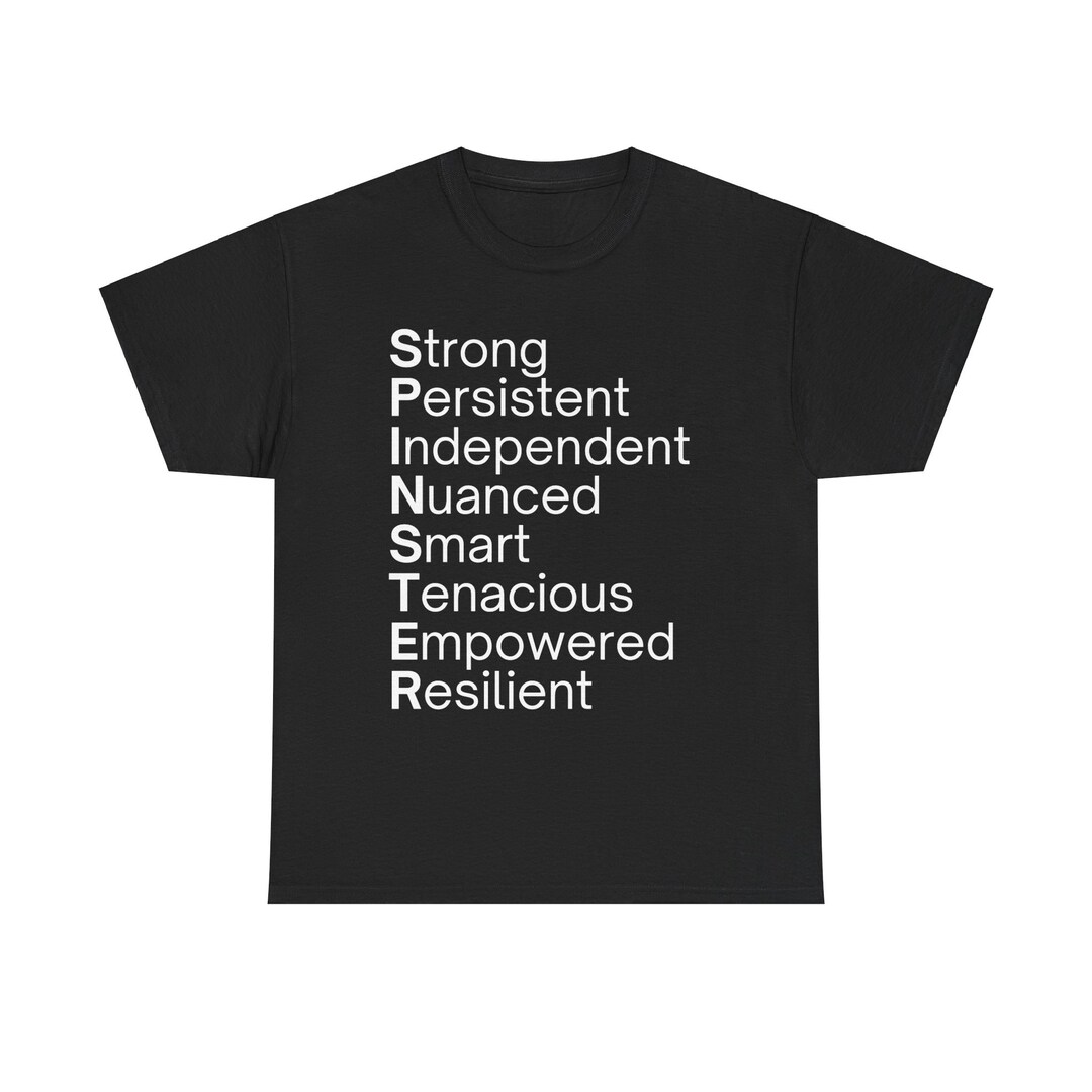 Spinster Acronym Tee Shirt, Funny Graphic Tee, Women's Empowerment ...