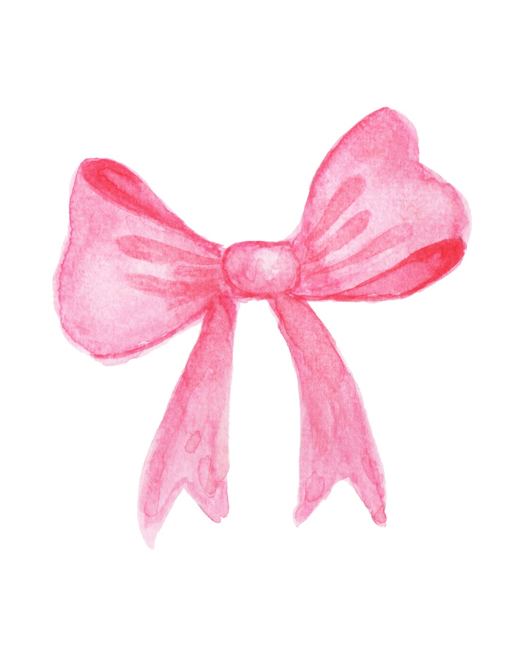 Pink Bow Wall Art - Etsy