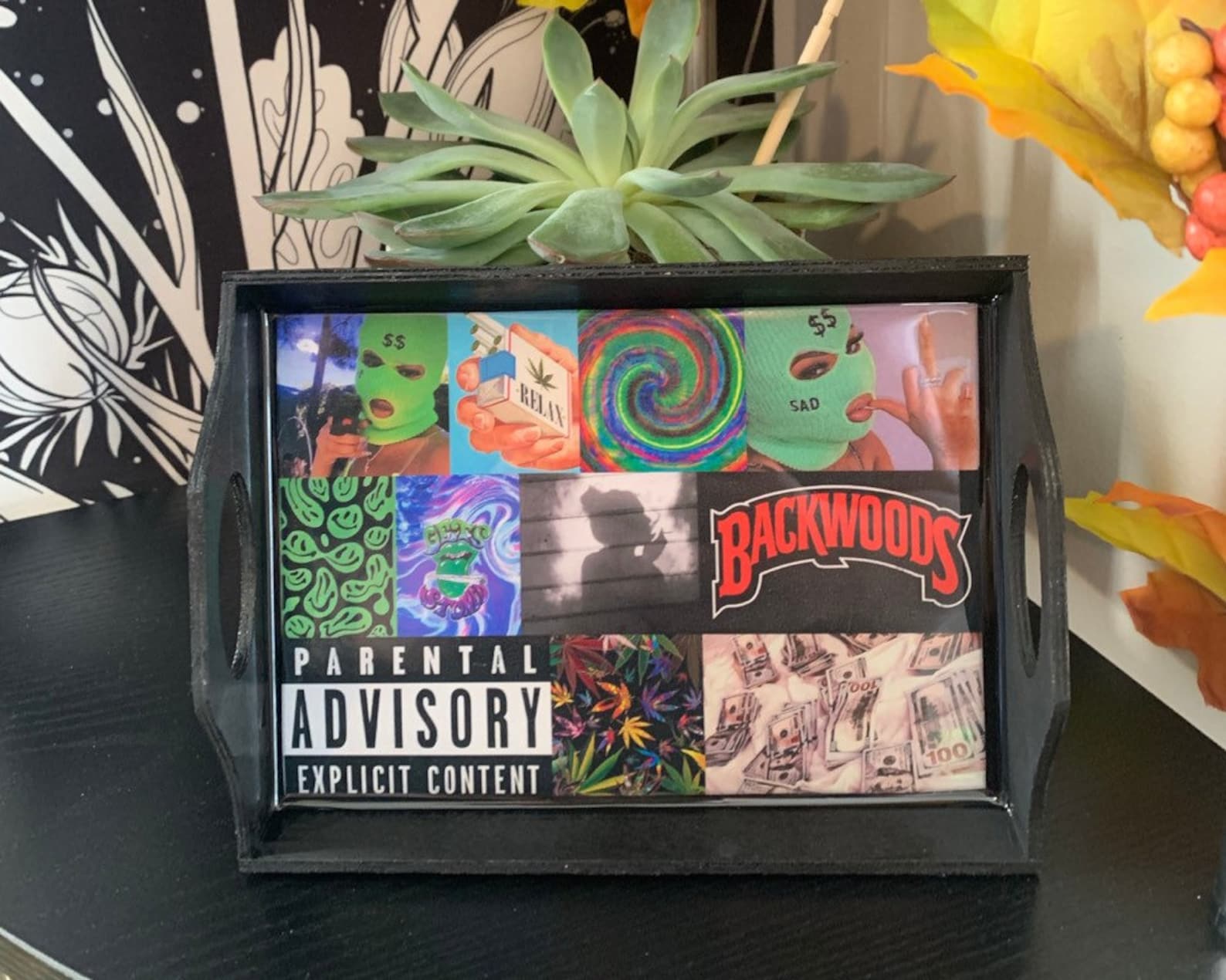 Custom Photo Collage Tray, Personalized Stoner Gift - Etsy
