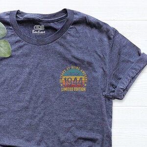 Vintage 1944 Shirt, Pocket 80th Birthday Shirt, Cool 80th Limited ...