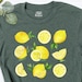 Lemon Shirt, Cute Lemon Tee Shirt, Lemon Tee Top, Cute Lemon T-shirt ...