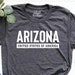 Arizona Shirt, Arizona State Outfit, Arizona Tee, USA State Shirts ...