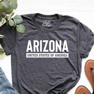 Arizona Shirt, Arizona State Outfit, Arizona Tee, USA State Shirts ...
