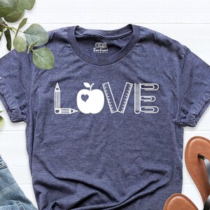 Teach Love Shirt, Teacher Shirt, Inspirational Teacher Shirts, Teacher ...