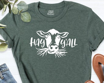 Hanging With My Heifers Shirt Cow Shirt Cow T-shirt Farm - Etsy
