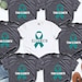 Personalized Cervical Cancer Shirt, Custom Teal Ribbon Team Shirts ...