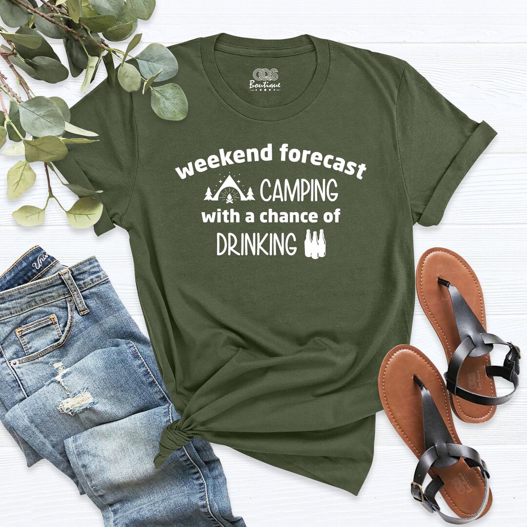 Funny Camp Shirt, Drinking Campers Shirt, Camp Squad Shirt, Summer Camp ...