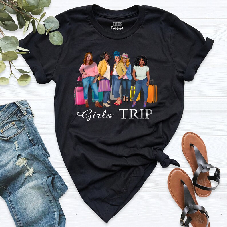 Girls Trip Shirt Vacation Shirt Girls Travel Adventure - Etsy