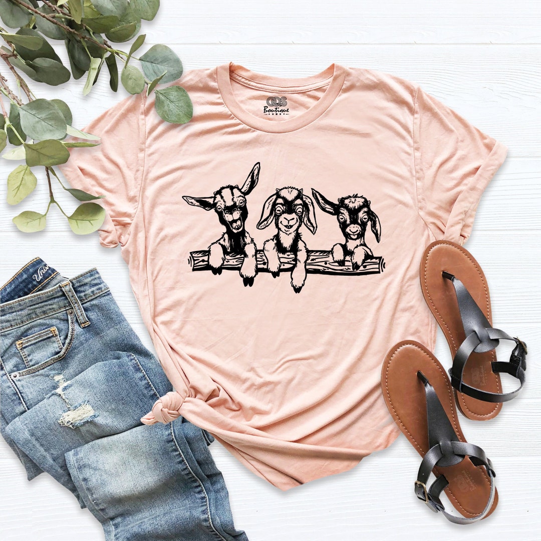 Goats Shirt, Farm Shirt, Goat Gift Shirt, Funny Goats Shirt, Goats ...