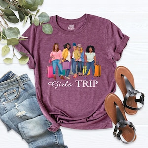 Girls Trip Shirt, Vacation Shirt, Girls Travel Adventure Shirt, Ladies ...