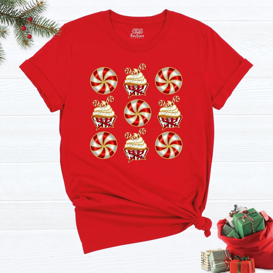 Christmas Candy Cane Shirt, Cookie Baking Shirt, Cookie Lover Tee ...
