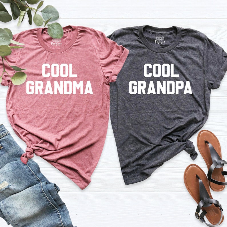 Cool Grandma Shirt, Cool Grandpa Shirt, Grandparents Outfits, Funny ...