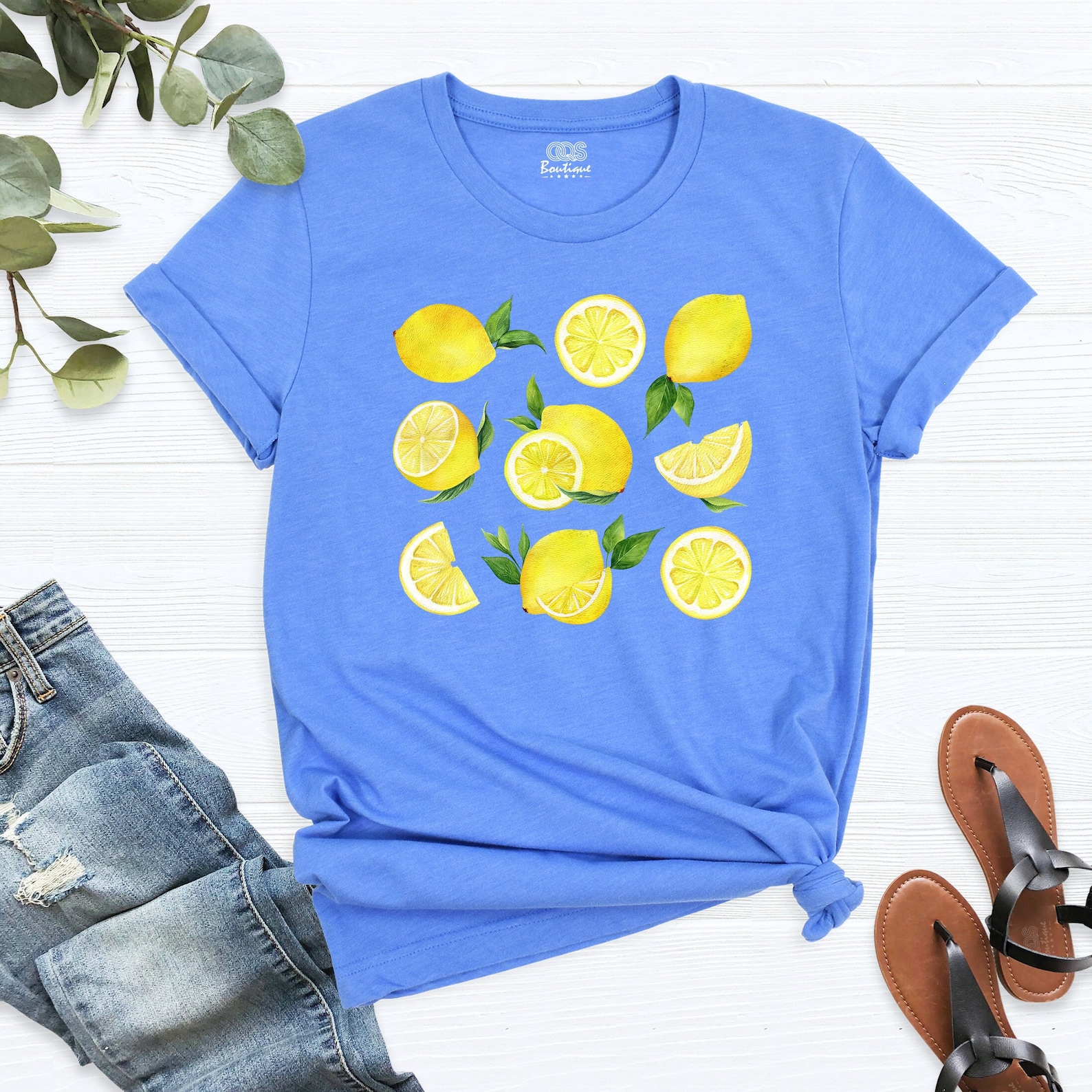 Cute Fruit Lemon Shirt, Lemons T-shirt, Botanical Shirt, Cottagecore ...