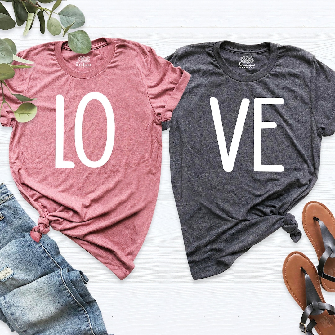Love Shirt, Love Couple Tee, Love Matching T-shirt, Cute Love Shirts ...