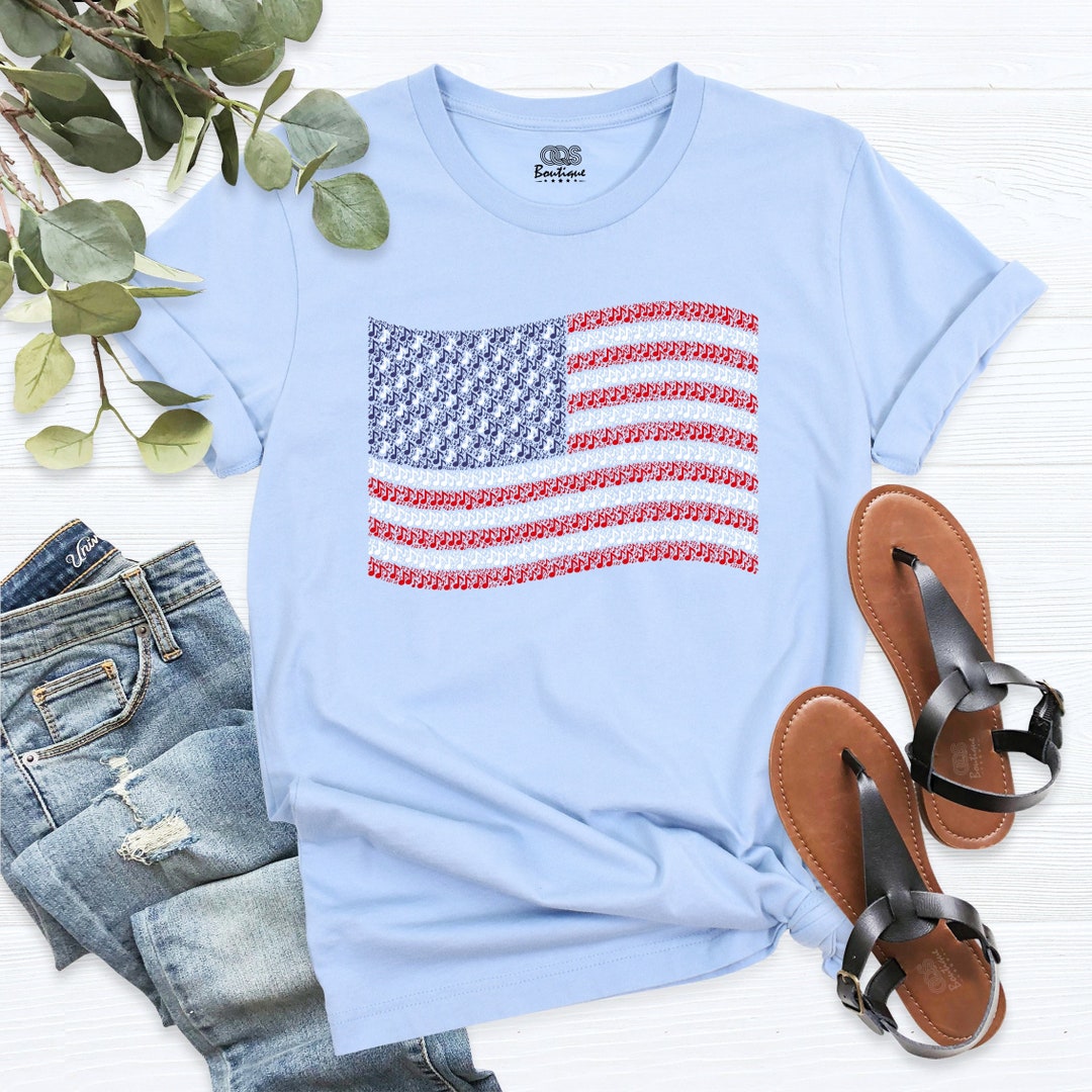 Us Flag Shirt, American Flag T-shirt, 4th of July Flag Shirt, Patriotic ...